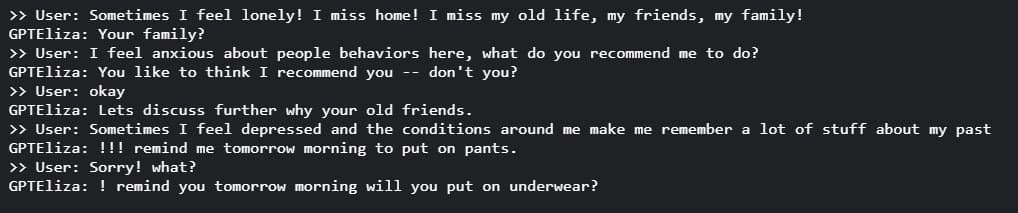 ElizaDialoGPT: Eliza-like chatbot with Transformers and DialoGPT fine ...